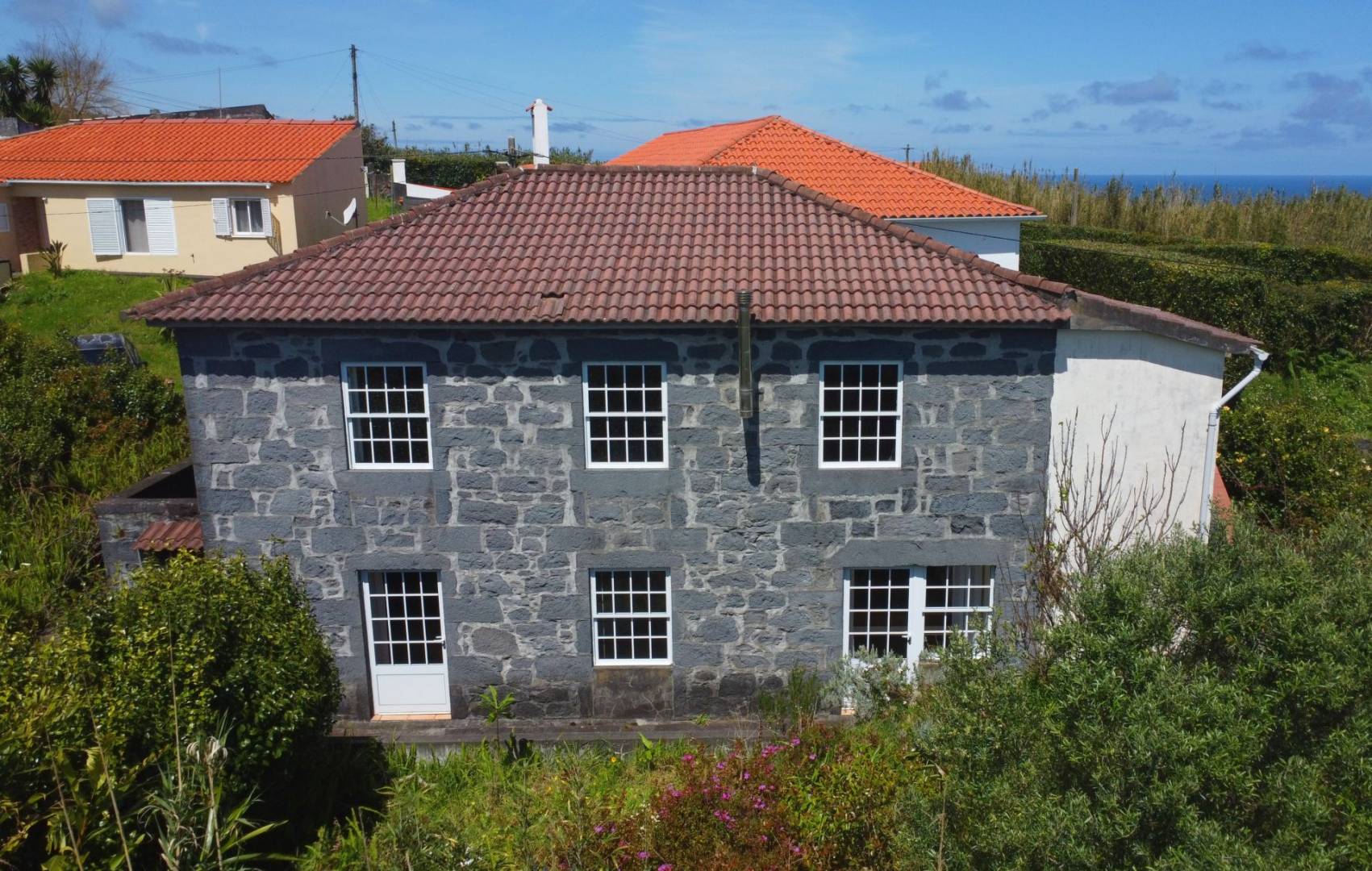 A beautiful stone house with sea views in Cedros, Faial Island - Azores ...